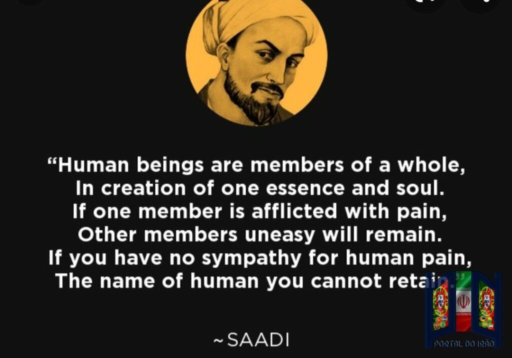 Poeta persa; Saadi-e Shirazi - Portal do Irão